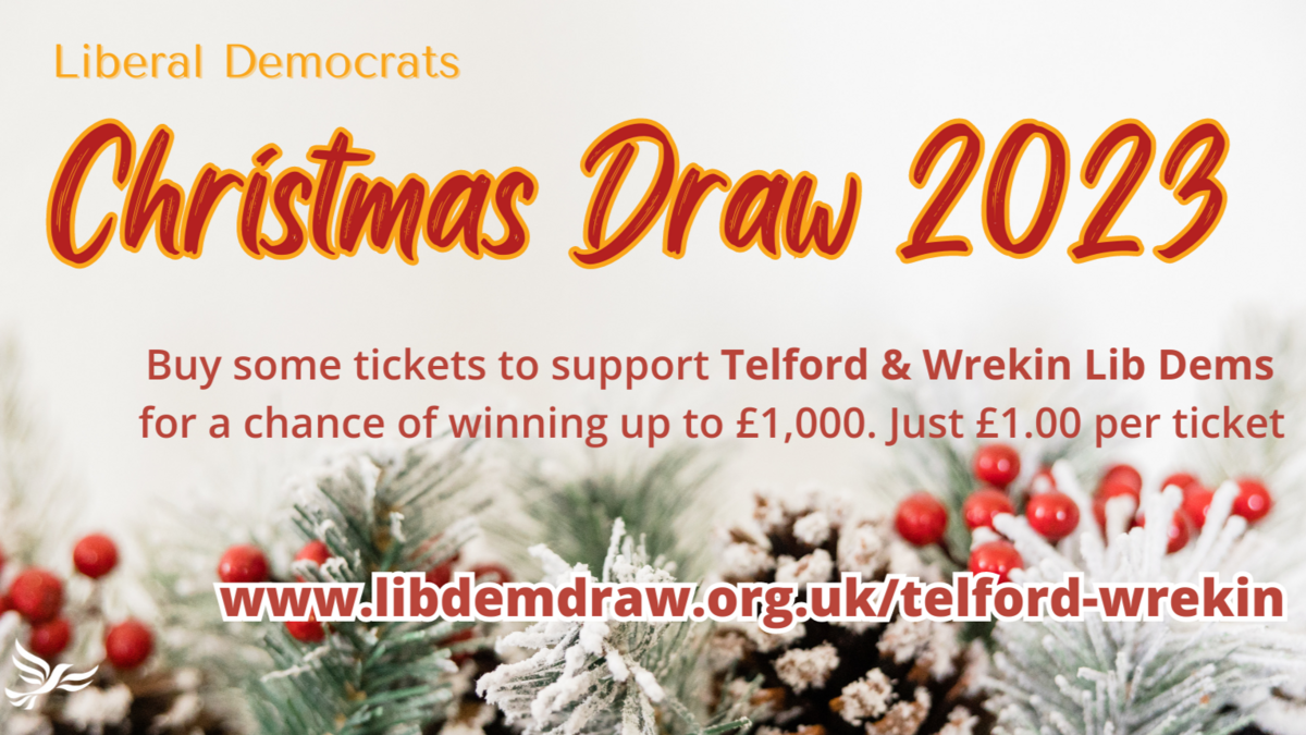 Enter our Christmas Draw - Telford and Wrekin Liberal Democrats